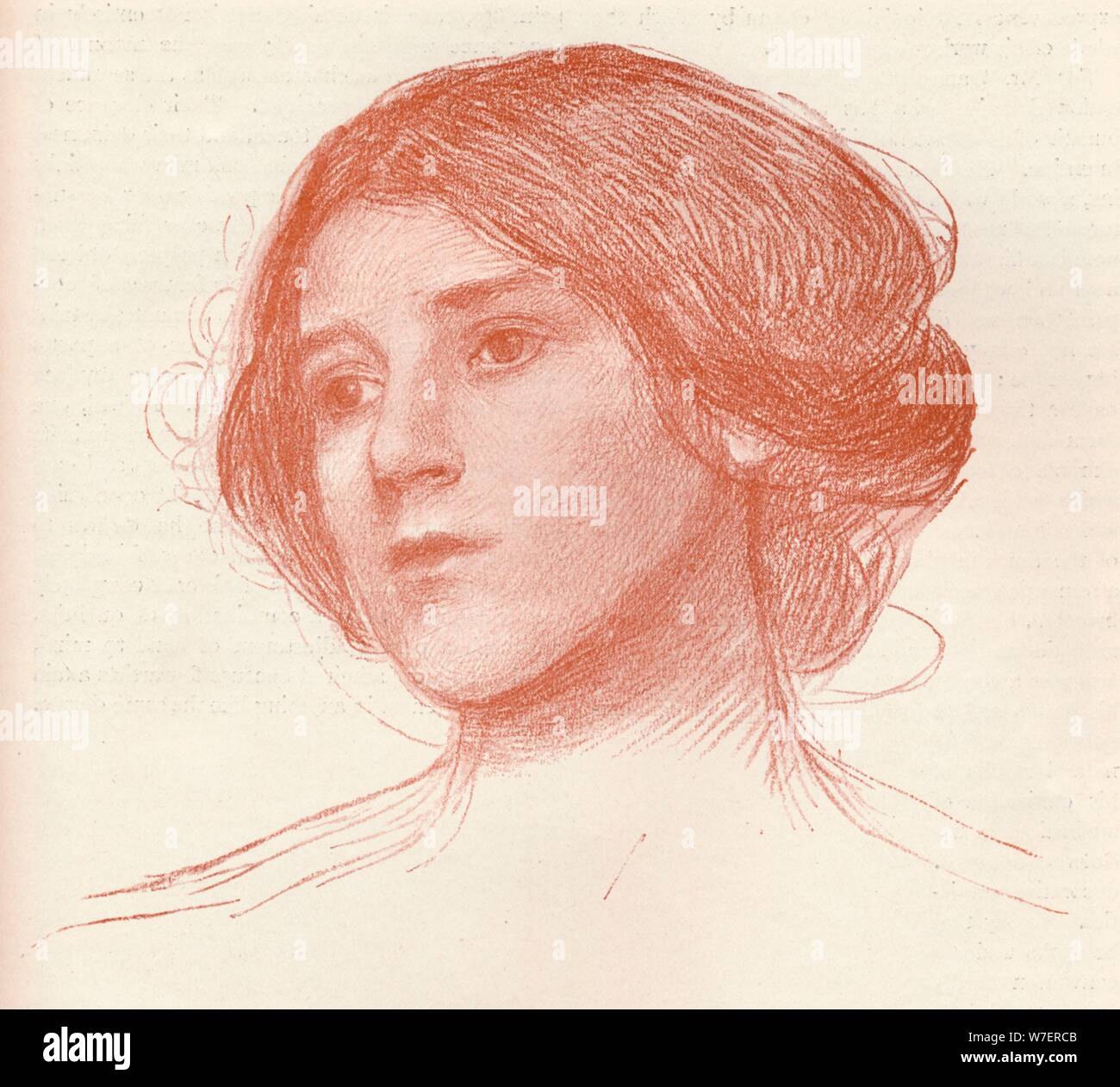 Portrait john william waterhouse artist Banque de photographies et d ...