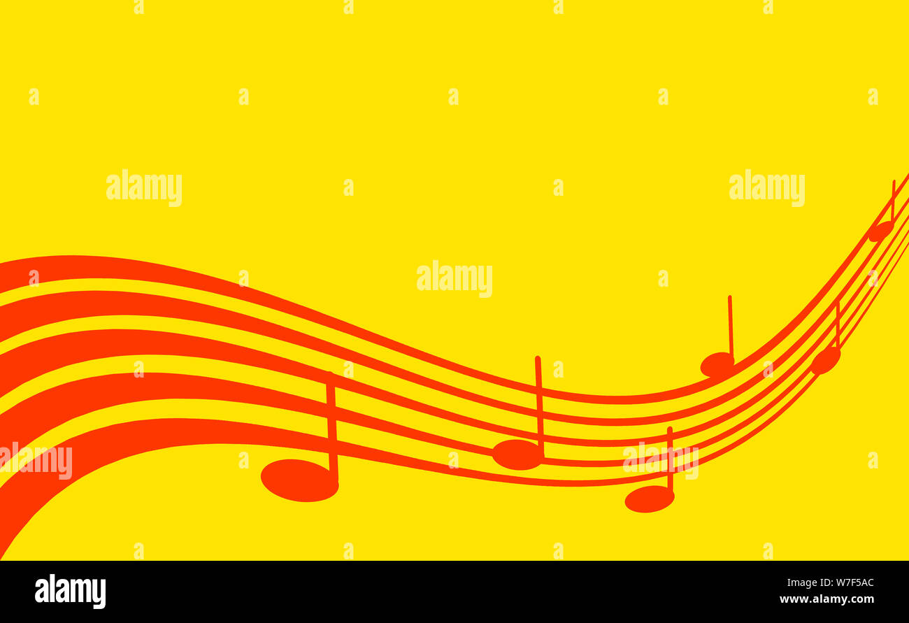 Fondo de notas musicales Banque de photographies et d’images à haute ...