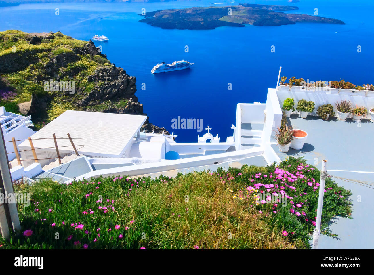 Maison Grecque Blanche Banque d'image et photos - Alamy