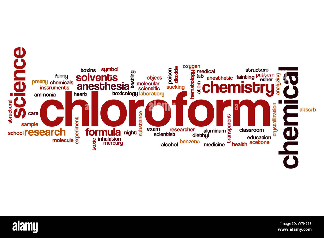 Chloroforme moléculaire Banque de photographies et d’images à haute ...