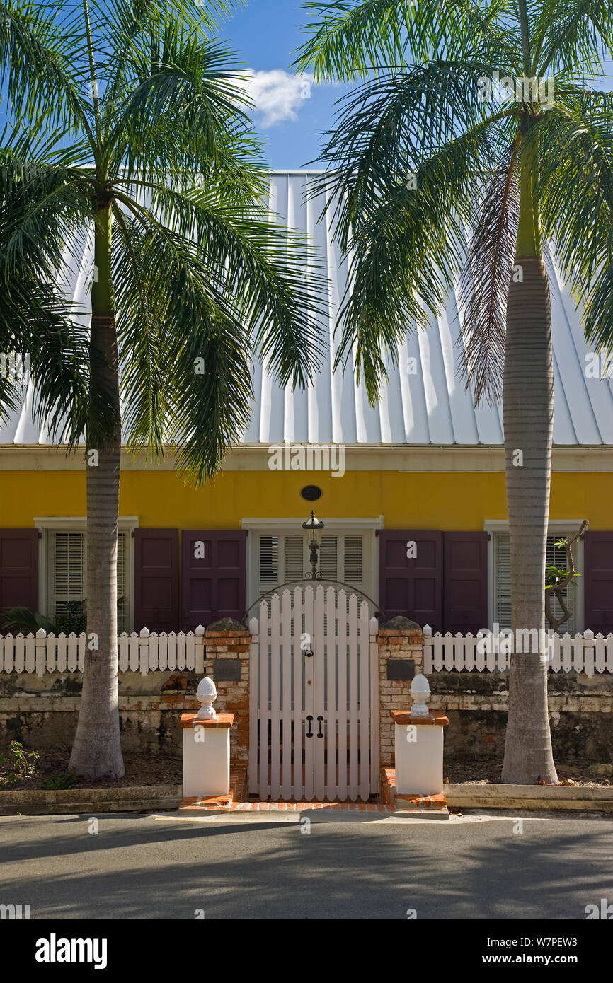 Gouvernement Hill dans le quartier historique de Charlotte Amalie ...
