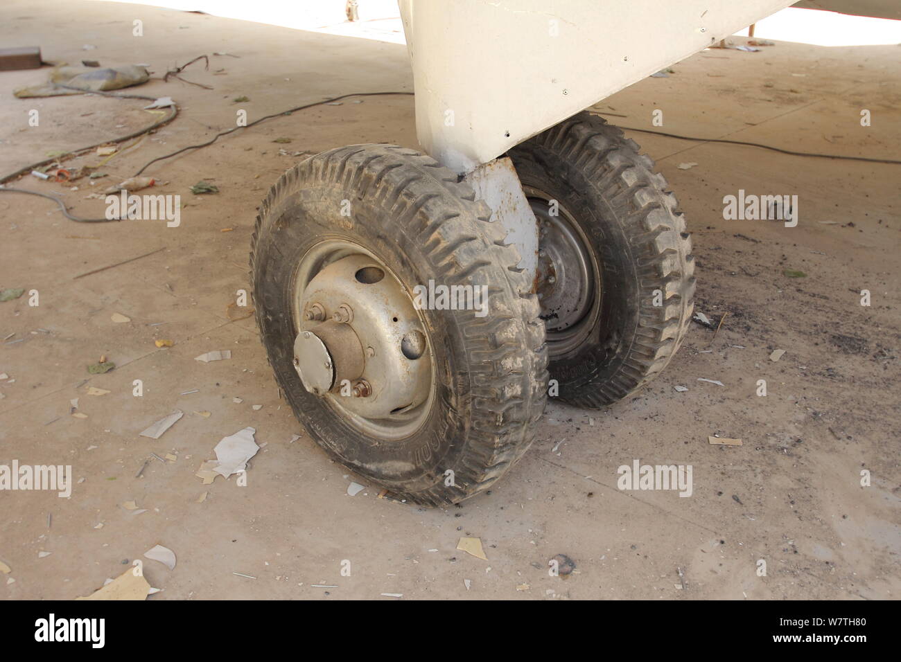 Détails d'un ancien avion avec "Boeing 767" et "QANTAS" sur son ...