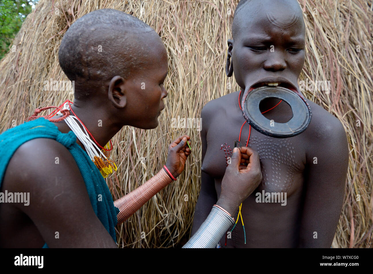 Scarification africaine Banque d'image et photos - Page 2 - Alamy