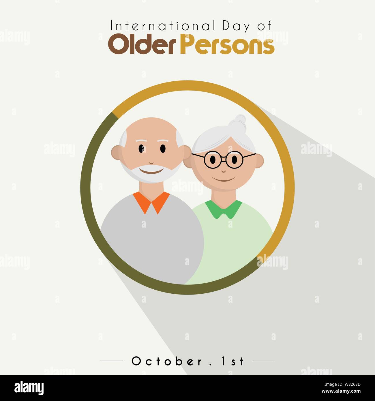 Papy et mamie silhouette Banque de photographies et d’images à haute ...