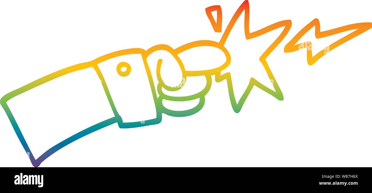 La ligne de gradient dimensions d'un dessin de l'icône de flèche Image ...