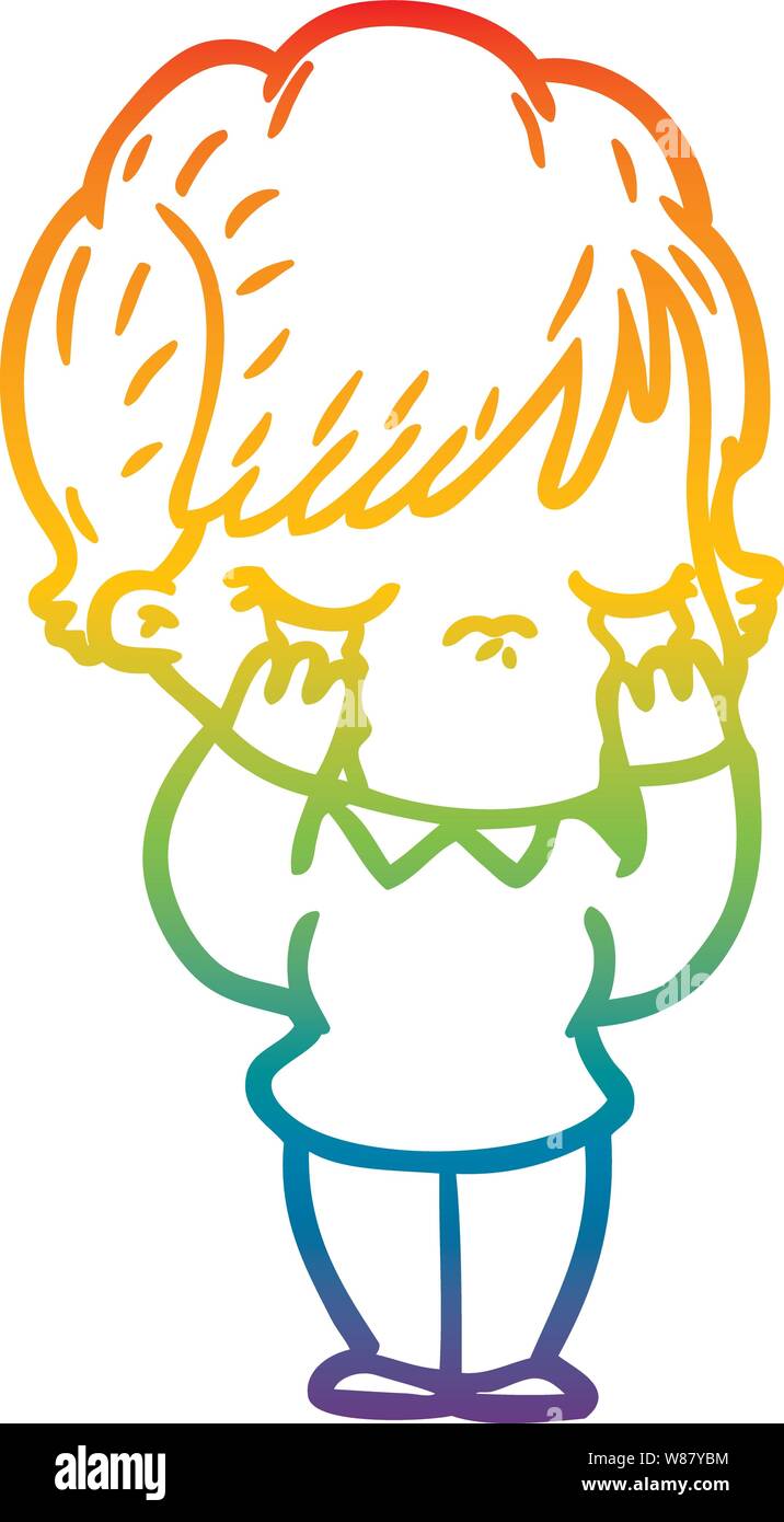 Dessin de femme qui pleure Banque d'images vectorielles - Page 2 - Alamy