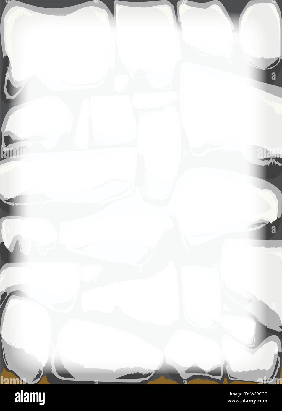 Section de mur en pierre Banque d'images vectorielles - Alamy