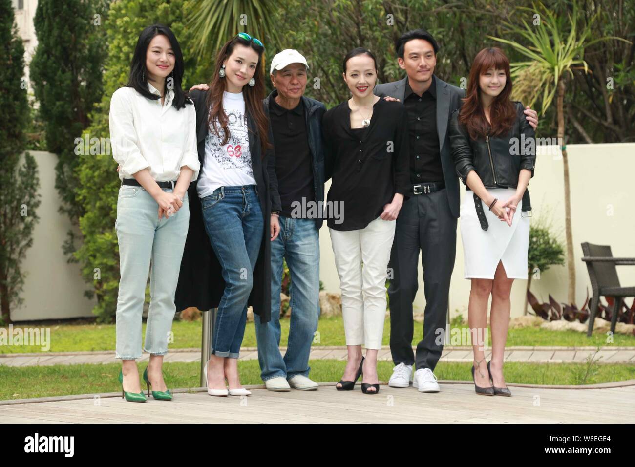 (De gauche) L'actrice chinoise Zhou Yun, l'actrice taïwanaise Shu Qi ...