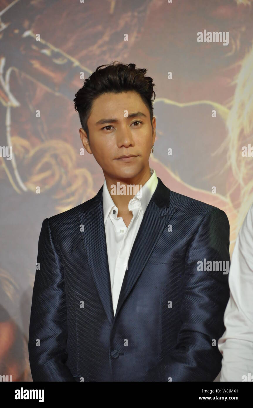 L'acteur chinois Chen Kun assiste à une conférence de presse pour ...