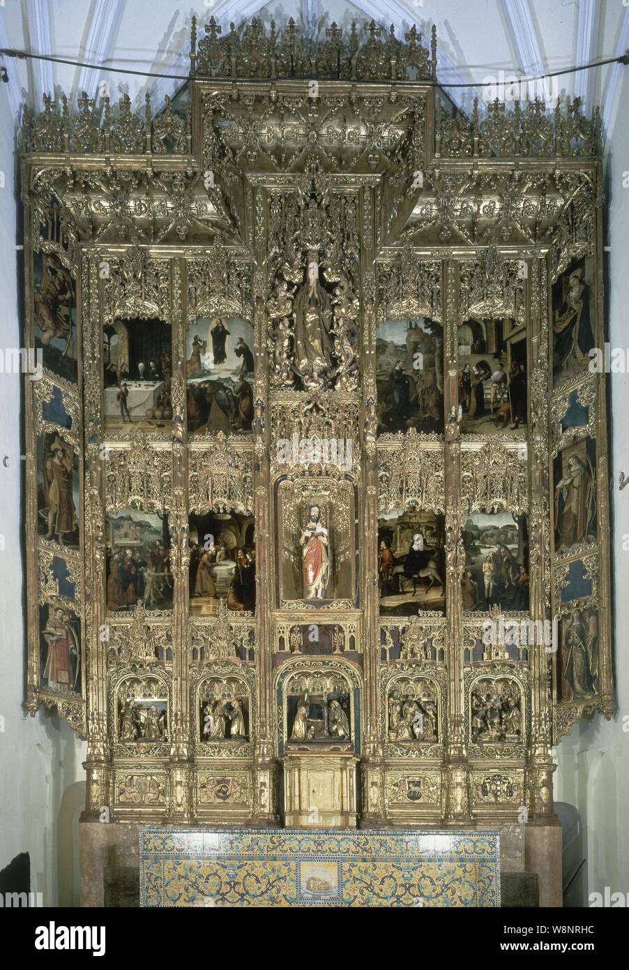 RETABLO MAYOR - S XVI - DESPUES DE LA RESTAURACION. Auteur : ALEJO ...