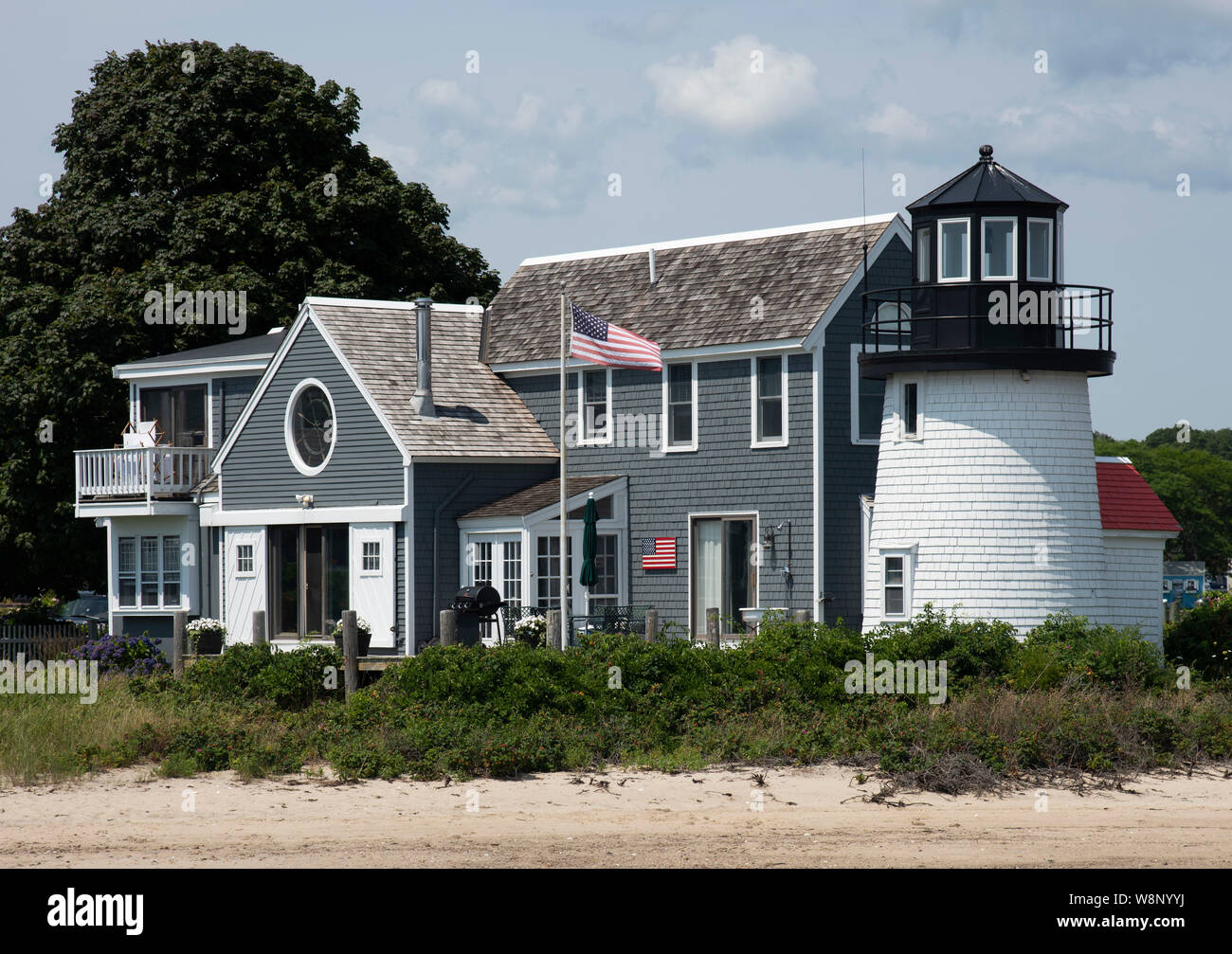 Phare de la baie de lewis Banque de photographies et d’images à haute résolution - Alamy