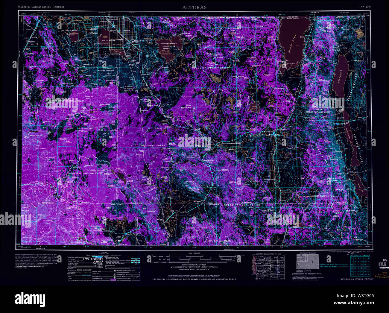 Mapa de alturas Banque de photographies et d’images à haute résolution ...
