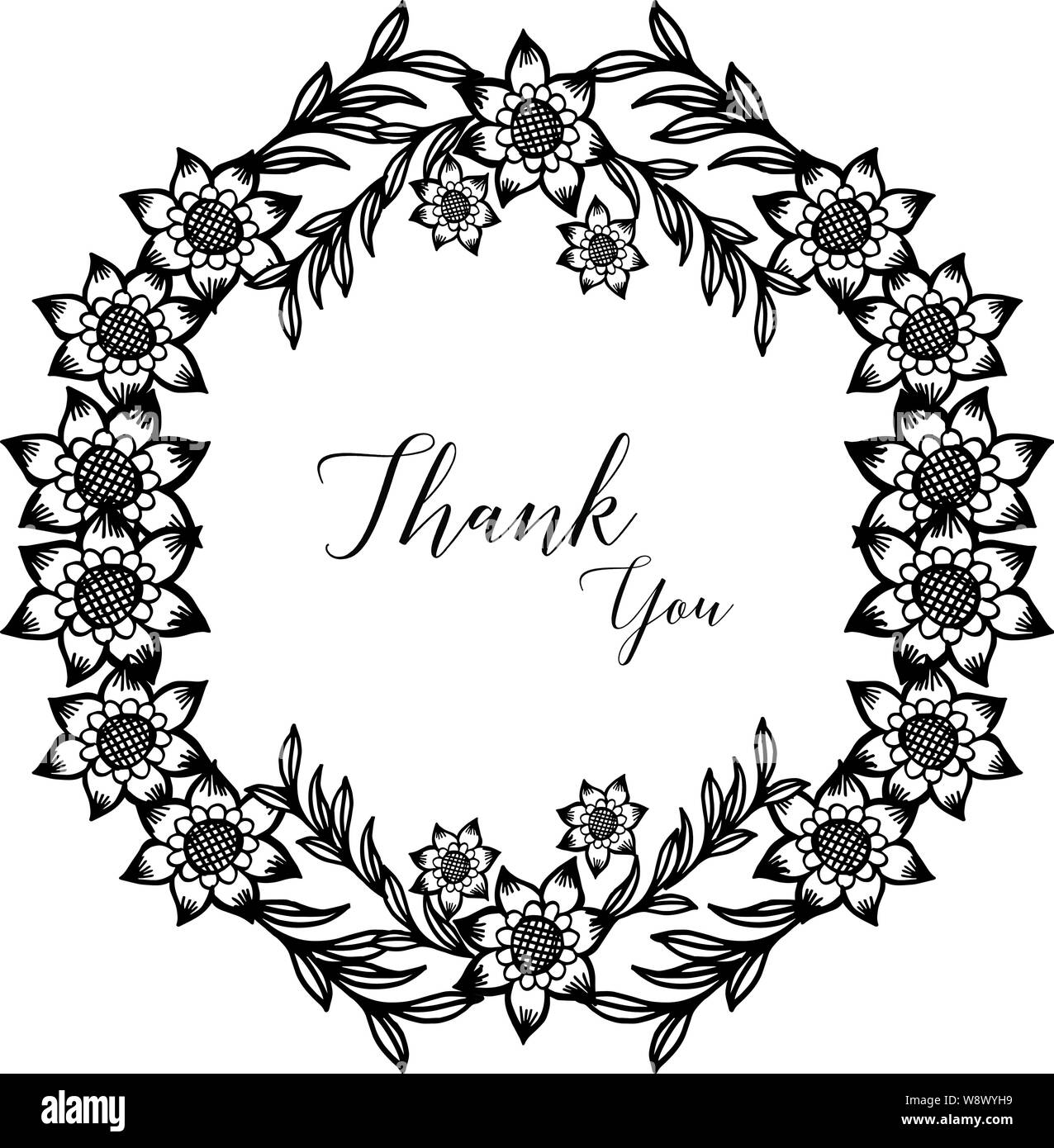 Carte de remerciement drôle Banque d'images noir et blanc - Alamy