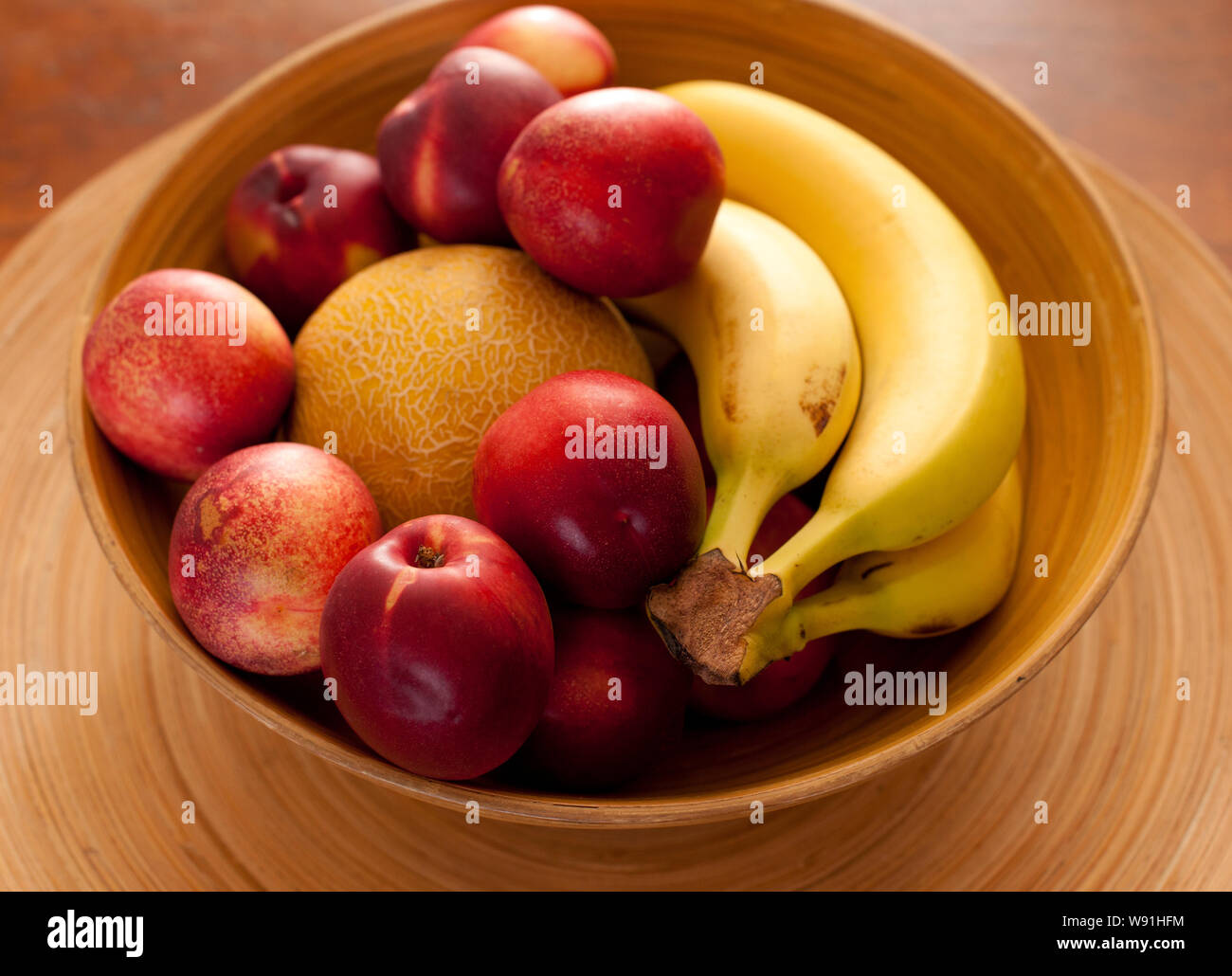 Bol de fruits bol de fruits Banque de photographies et d’images à haute ...