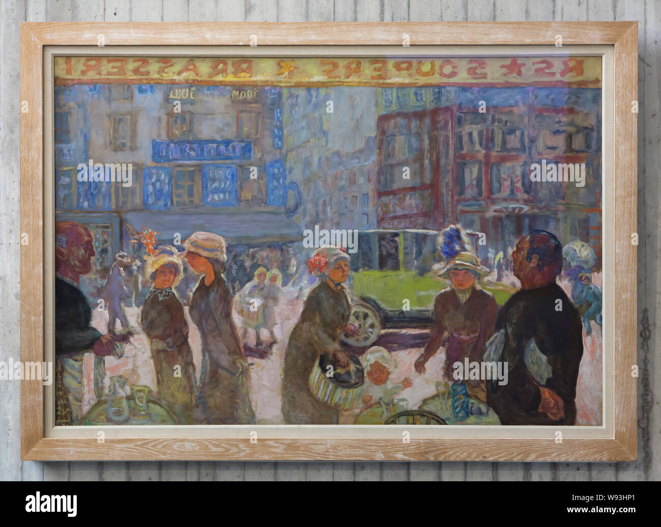 Peinture 'La Place Clichy" par le peintre français Pierre Bonnard (1912 ...