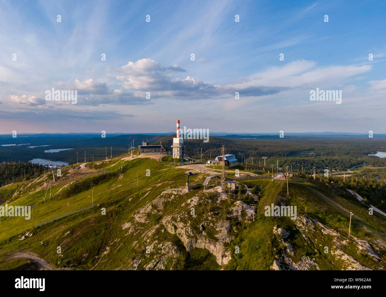 Ruka ski resort Banque de photographies et d’images à haute résolution ...