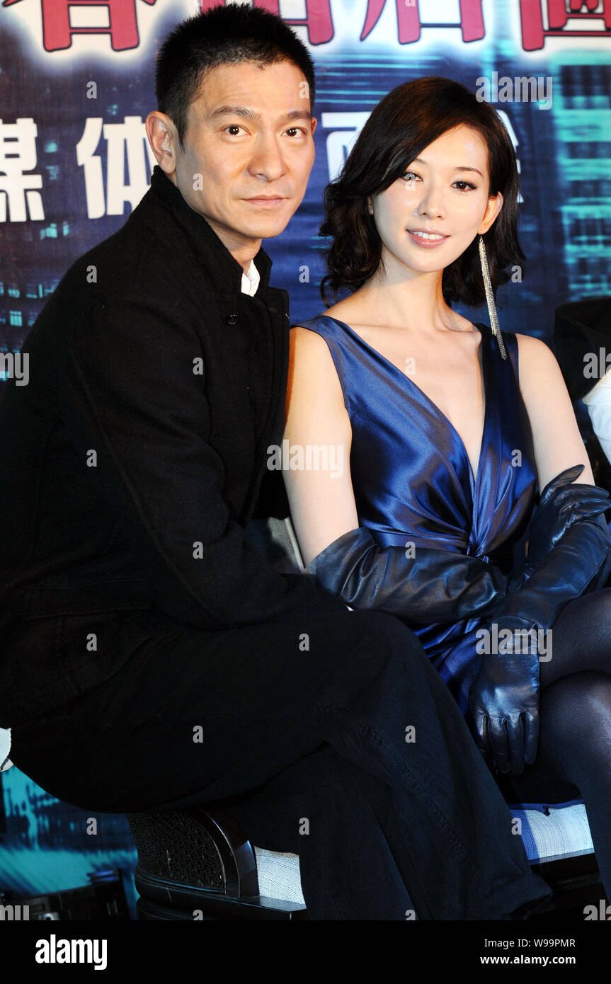 Modèle et actrice taiwanaise Lin Chi-ling et Hong Kong, chanteur et ...