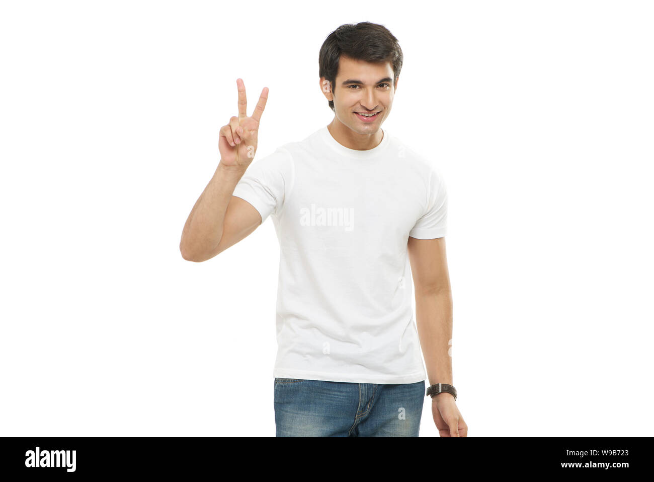 Homme De Signe V Banque d'image et photos - Alamy