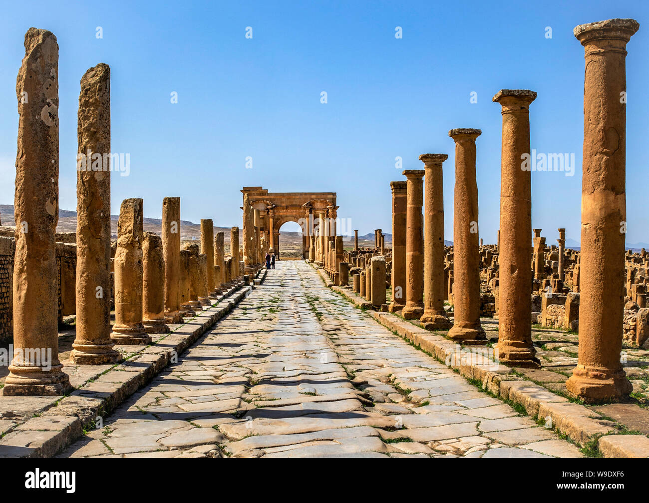 Les Ruines Romaines De Timgad Banque d'image et photos - Alamy
