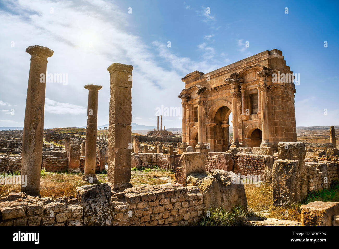 Les Ruines Romaines De Timgad Banque d'image et photos - Alamy