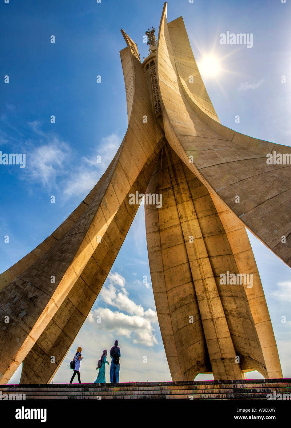 L'Algérie, Alger, Monument des Martyrs , Memorial, Makam El Chahid ...