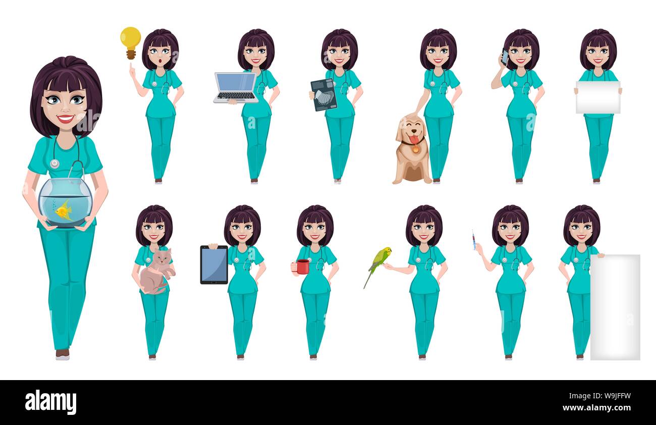 Poissons perroquets femelle Banque d'images vectorielles - Alamy