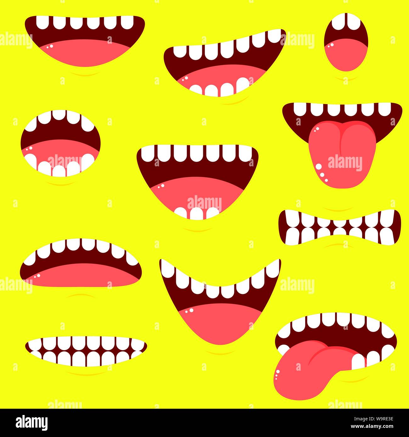 Cartoon Mouths Banque d'image et photos - Alamy