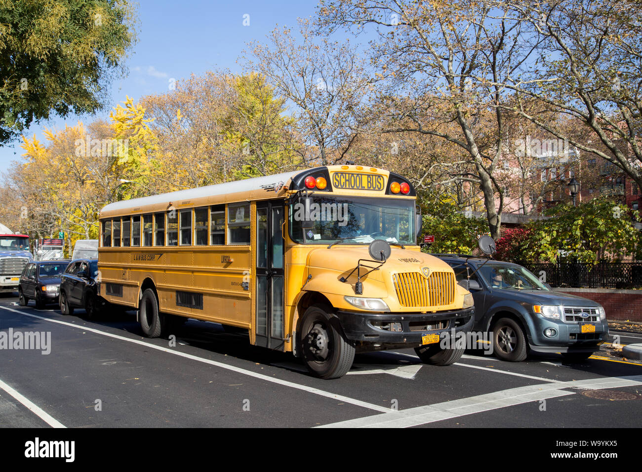 Bus scolaire jaune Banque de photographies et d’images à haute ...