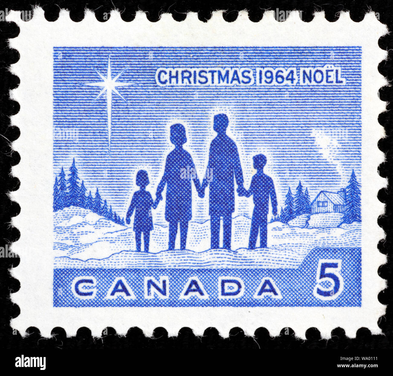 Timbre poste canada noël Banque de photographies et d’images à haute ...