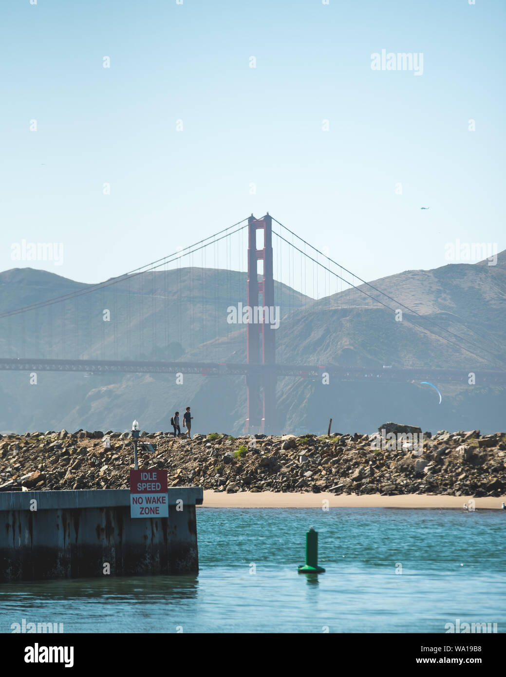 Golden Gate Bridge Et Centre Ville De San Francisco Banque d'image et ...