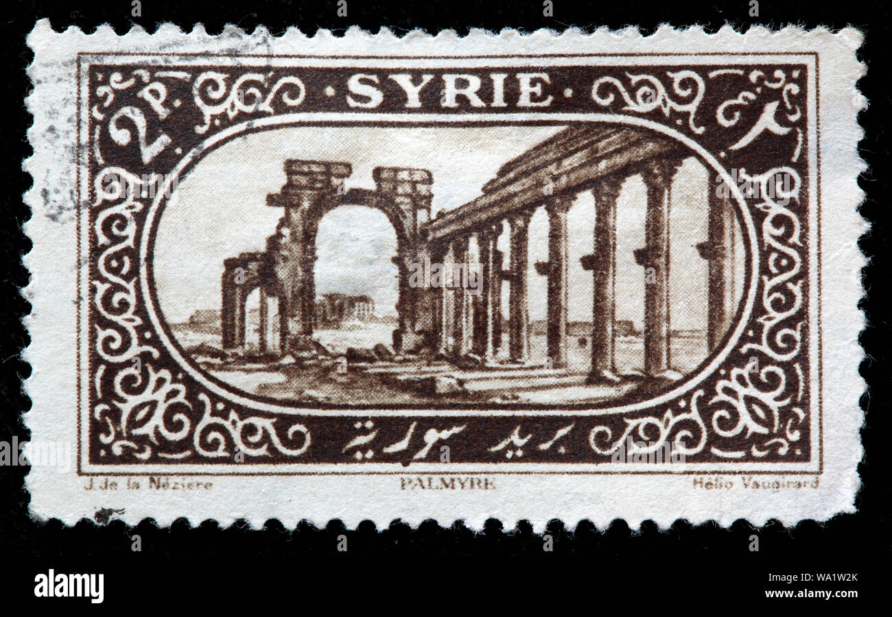 Syrian postage stamp Banque de photographies et d’images à haute ...