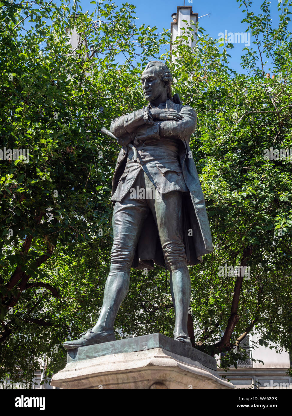 Pierre Augustin Caron De Beaumarchais Statue Banque d'image et photos ...