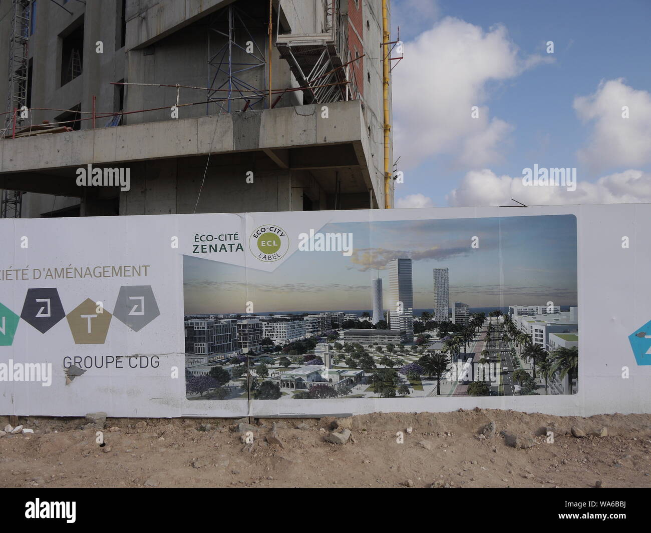La nouvelle ville de Zenata écologique, près de Casablanca, au Maroc ...