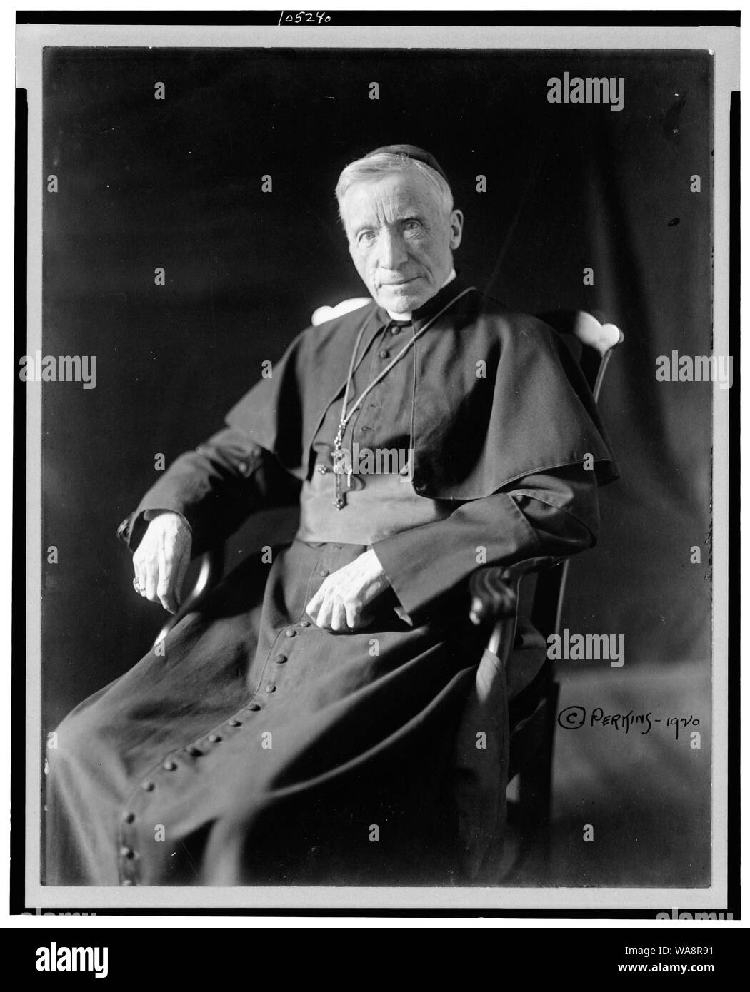 Gibbons james cardinal Banque d'images noir et blanc - Alamy