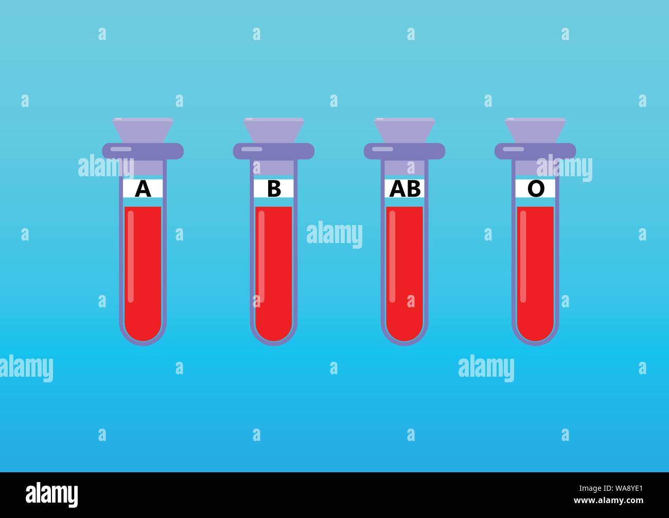 Blood type Banque d'images vectorielles - Alamy