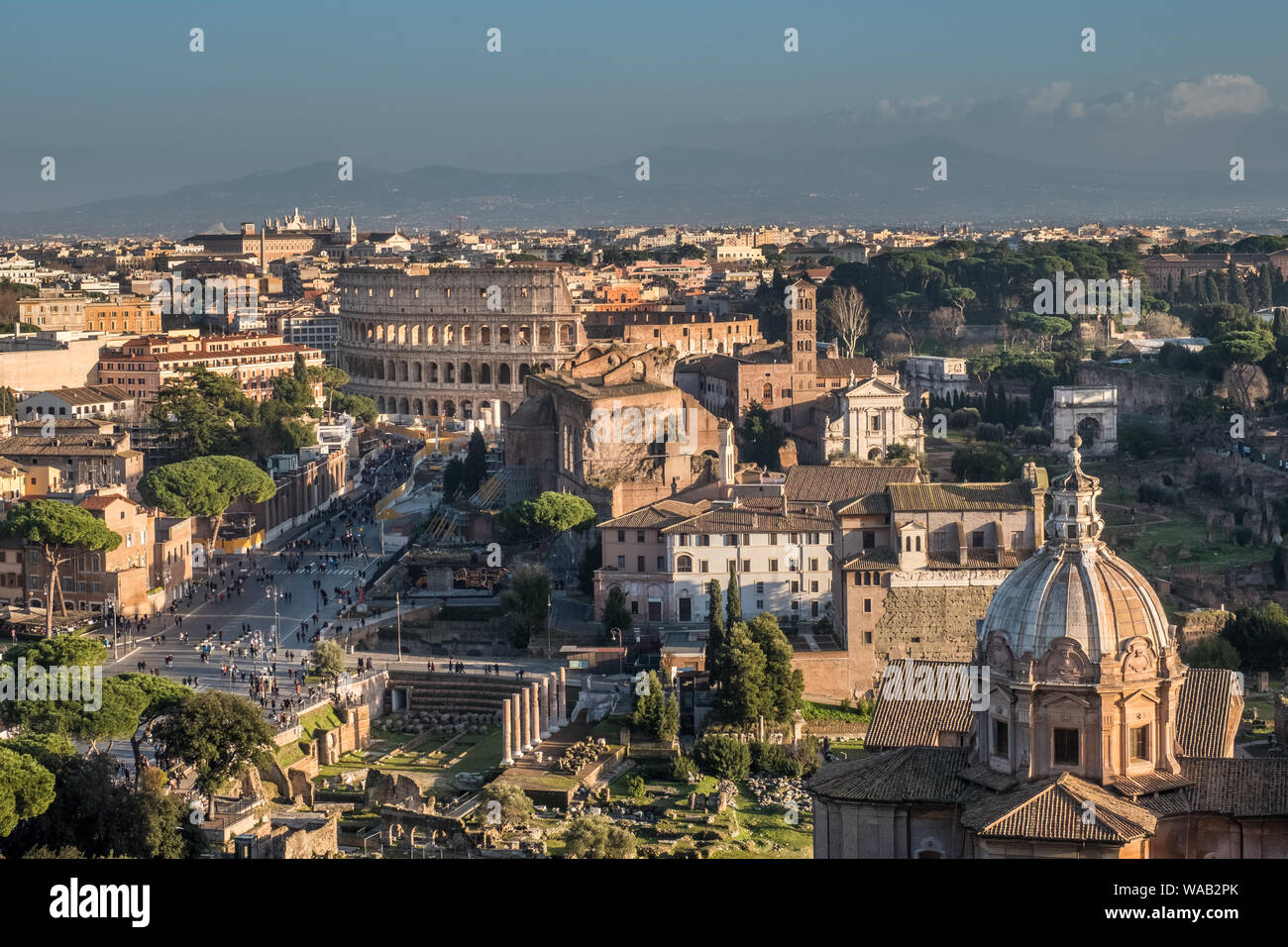 Paysage de rome Banque de photographies et d’images à haute résolution ...