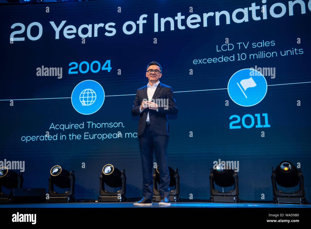 Kevin Wang Cheng, chef de la direction de TCL Multimedia Technology ...