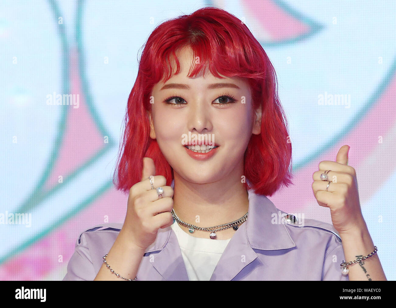 20e Août, 2019. S. Korean singer chanteuse sud-coréenne Kisum Kisum ...