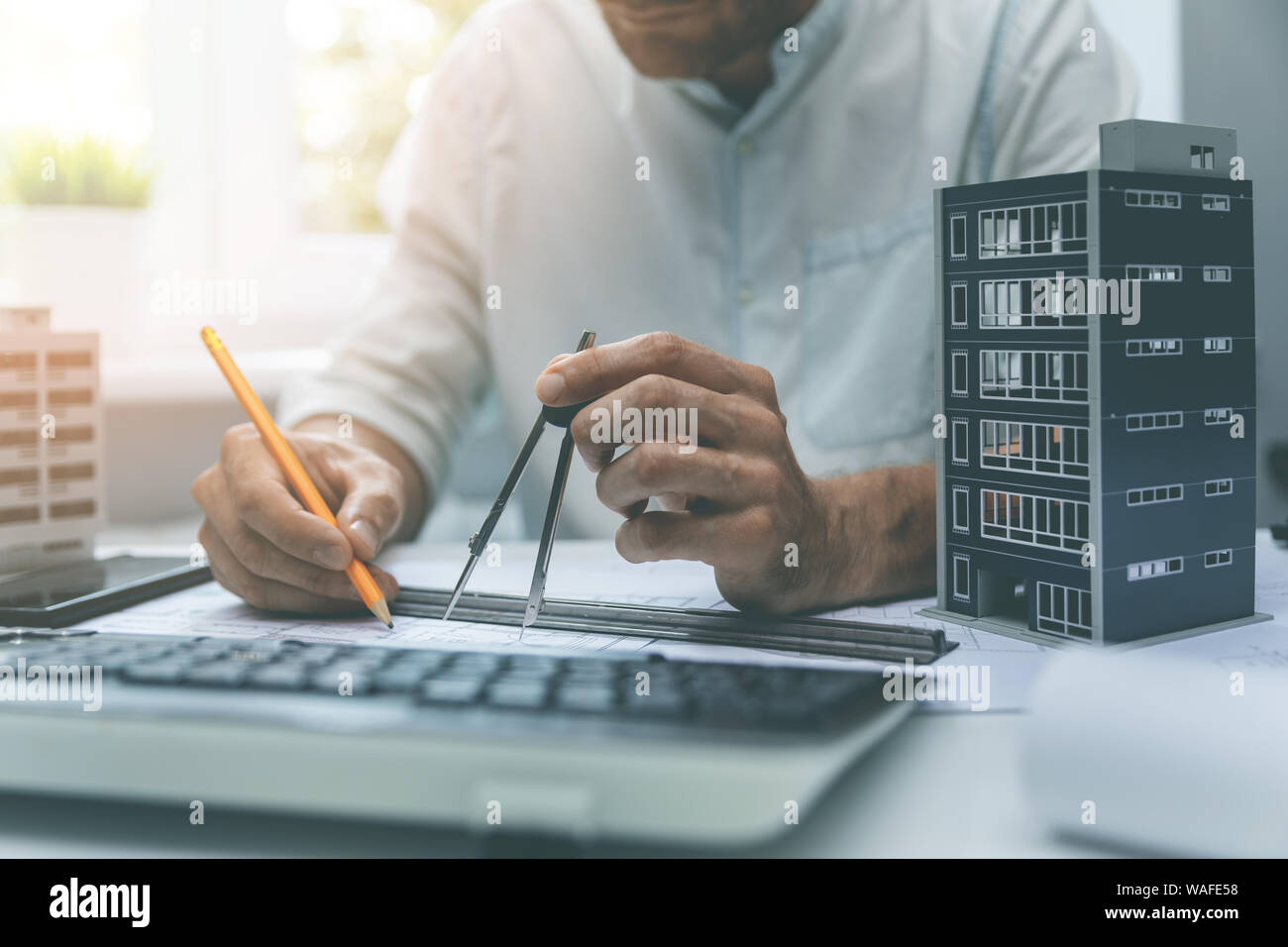 Projet de construction d'immeubles d'appartements Banque de ...