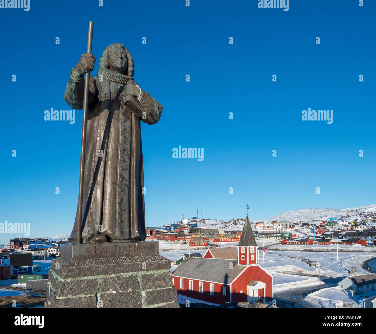 Nuuk greenland monument Banque de photographies et d’images à haute ...
