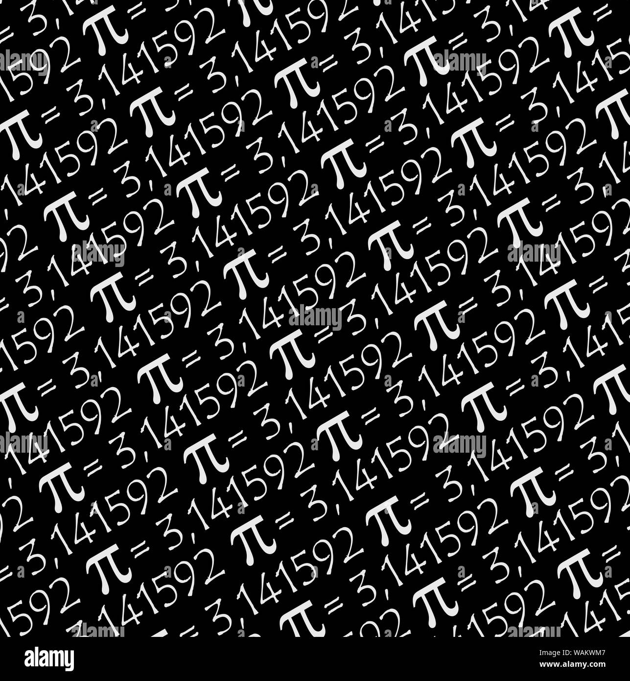 Le symbole Pi constante mathématique nombre irrationnel, lettre grecque ...