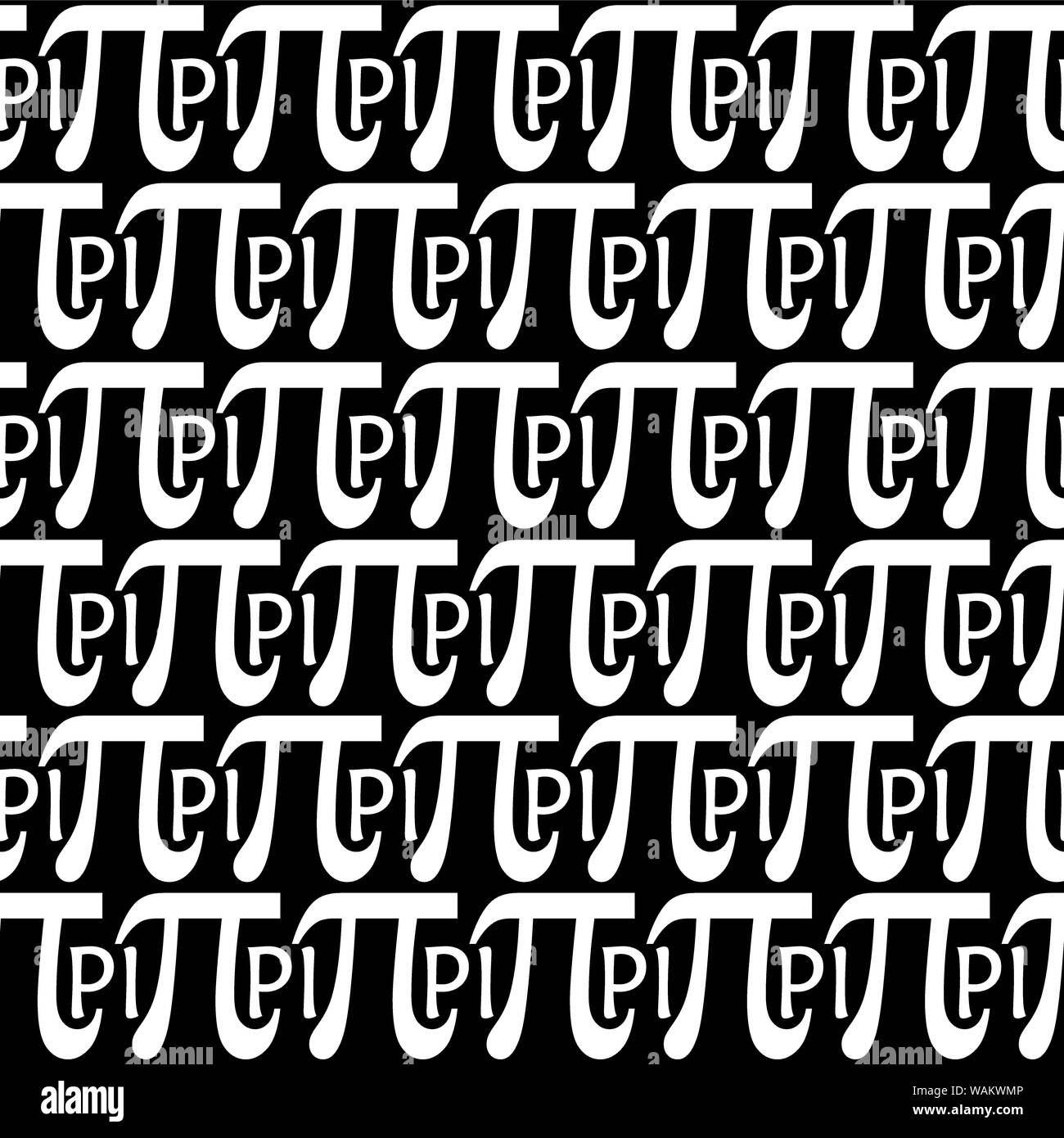 Le symbole Pi constante mathématique nombre irrationnel, lettre grecque ...