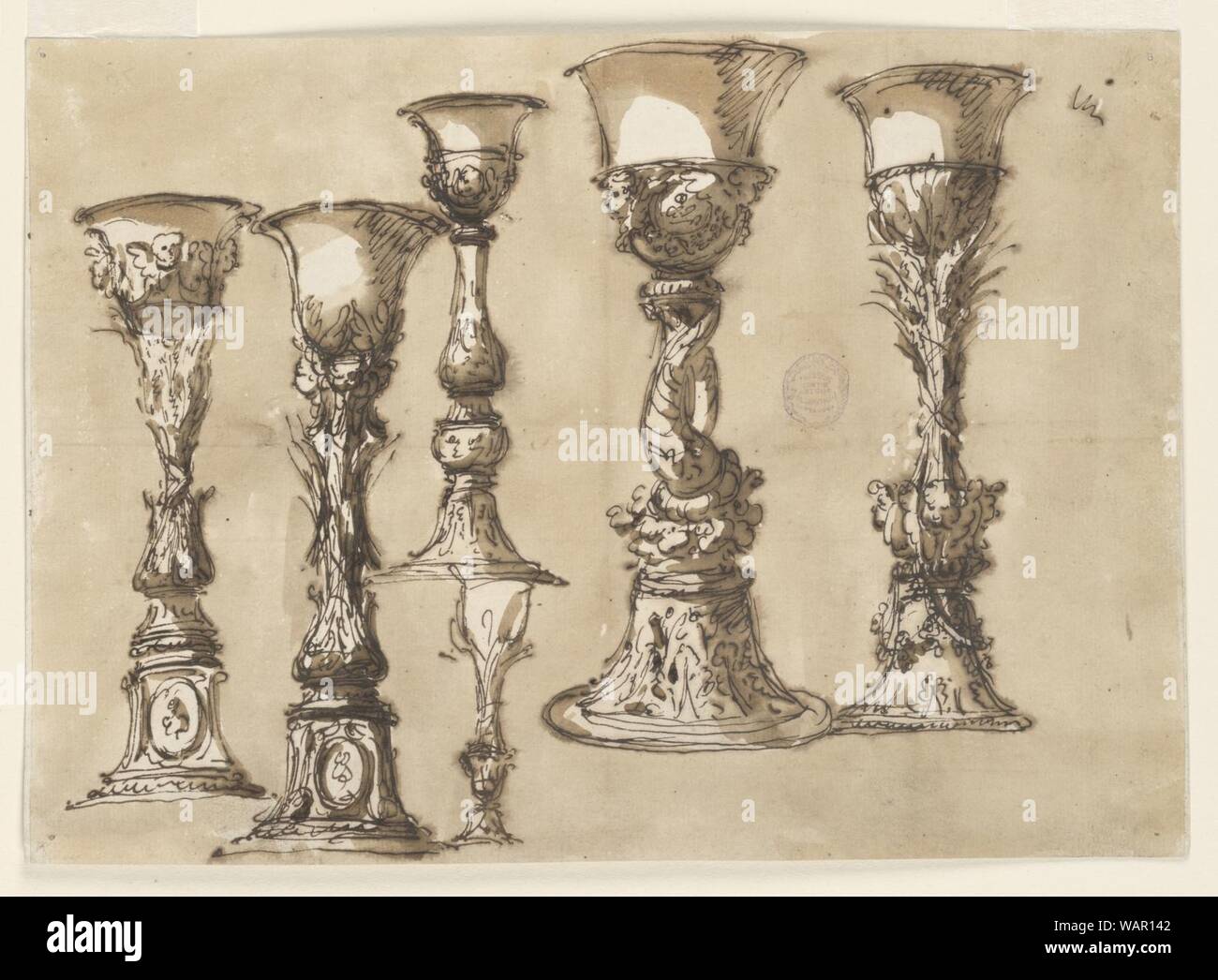 Dessins de calice Banque de photographies et d’images à haute ...