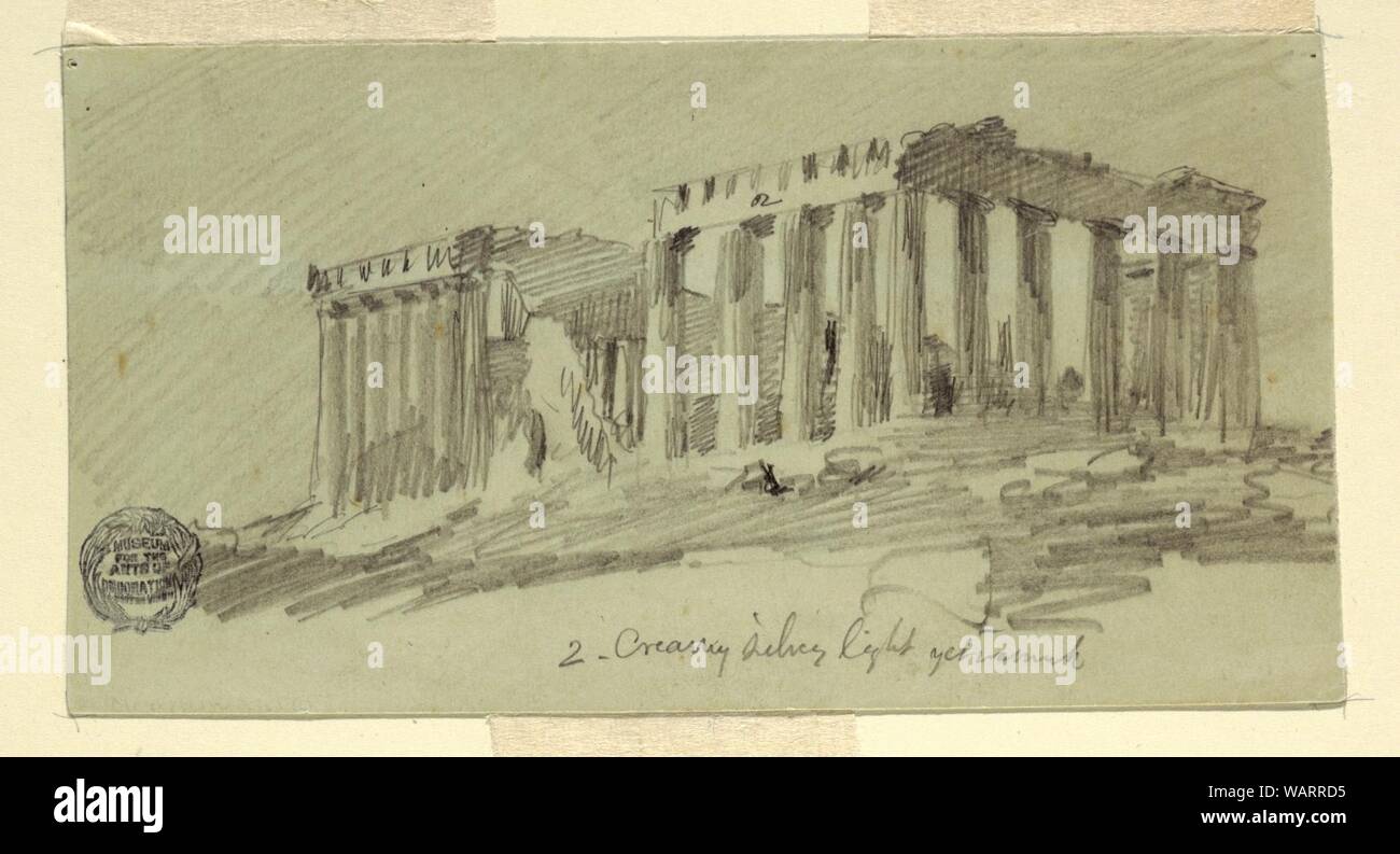 Parthenon drawing Banque de photographies et d’images à haute ...