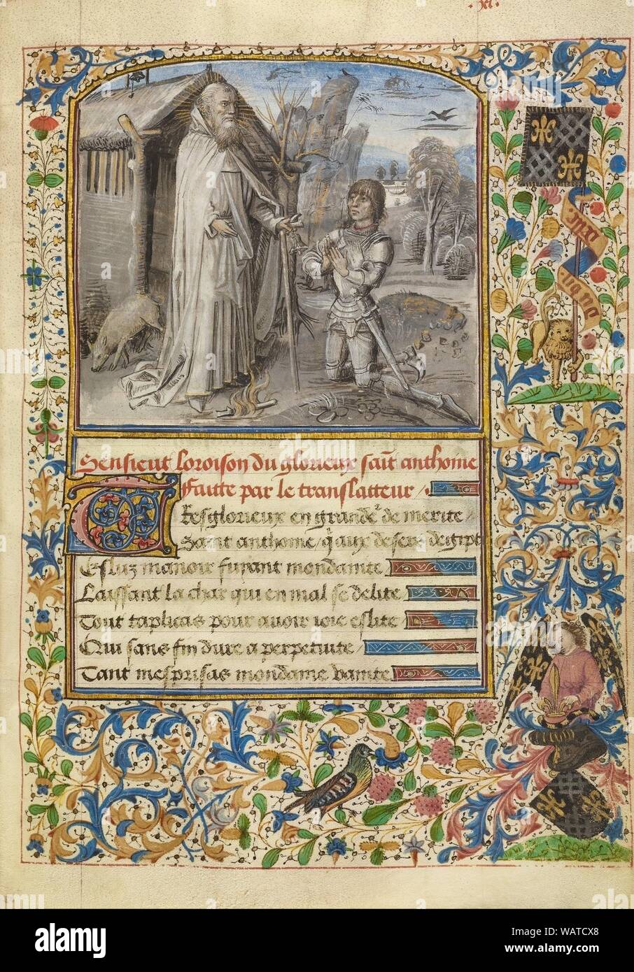 Knight kneeling Banque de photographies et d’images à haute résolution ...