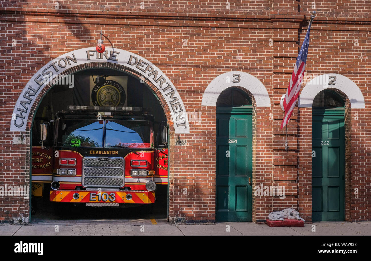 Fire Statin à Charleston, Caroline du Sud, USA - 9 juillet 2018 ...