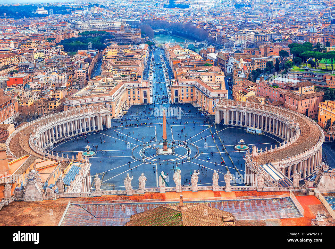 Toits cathédrale saint pierre rome Banque de photographies et d’images ...
