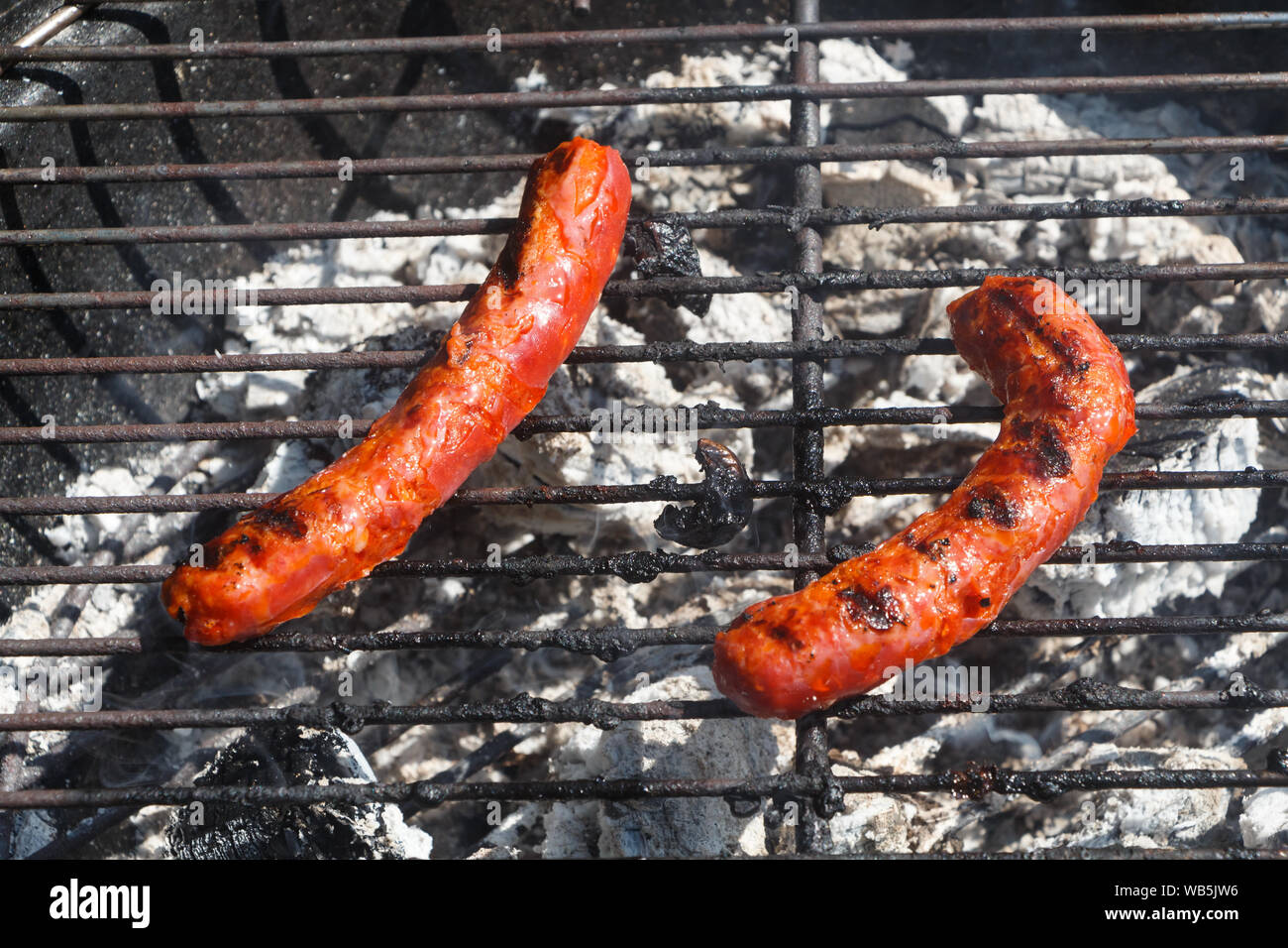 Spicy merguez sausage Banque de photographies et d’images à haute ...
