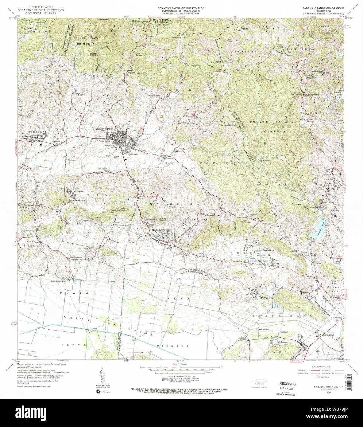 Mapa de la costa o mapa de la sabana Banque de photographies et d ...