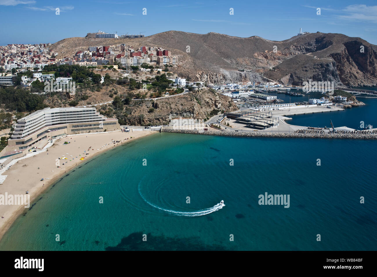 La baie d'Al Hoceima (Maroc Photo Stock - Alamy